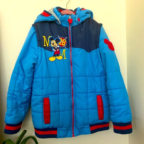 Disney | Jackets & Coats | Disney Mickey Mouse Puffer | Poshmark